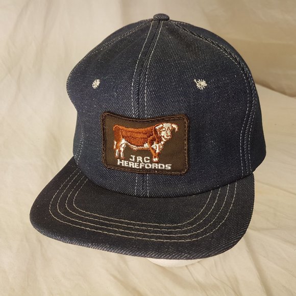 Accessories | Jrc Herefords Denim Trucker Hat Snapback Baseball Vintage ...